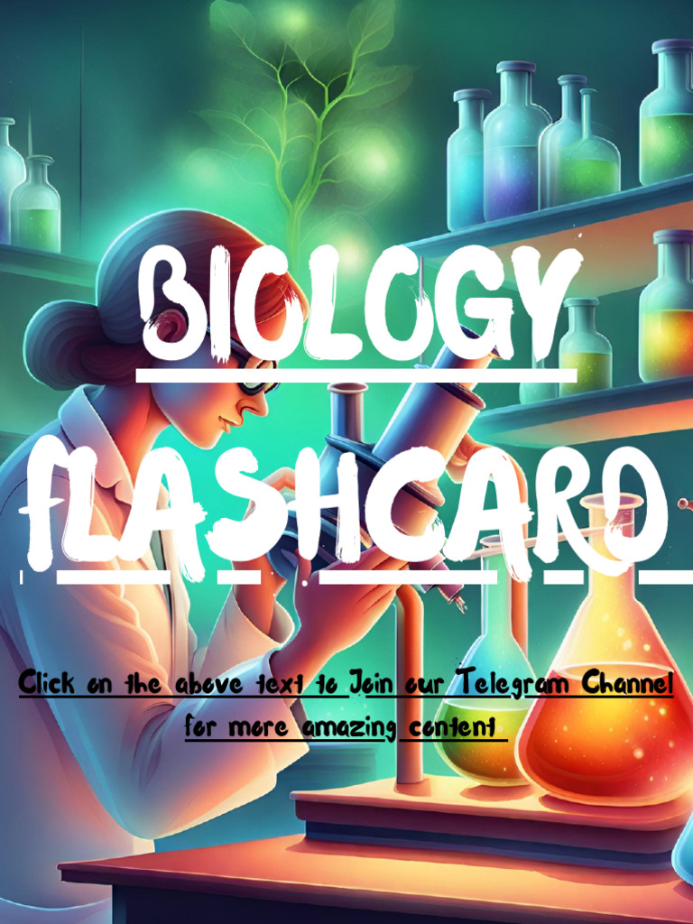 Biology Flashcard For NEET | PDF