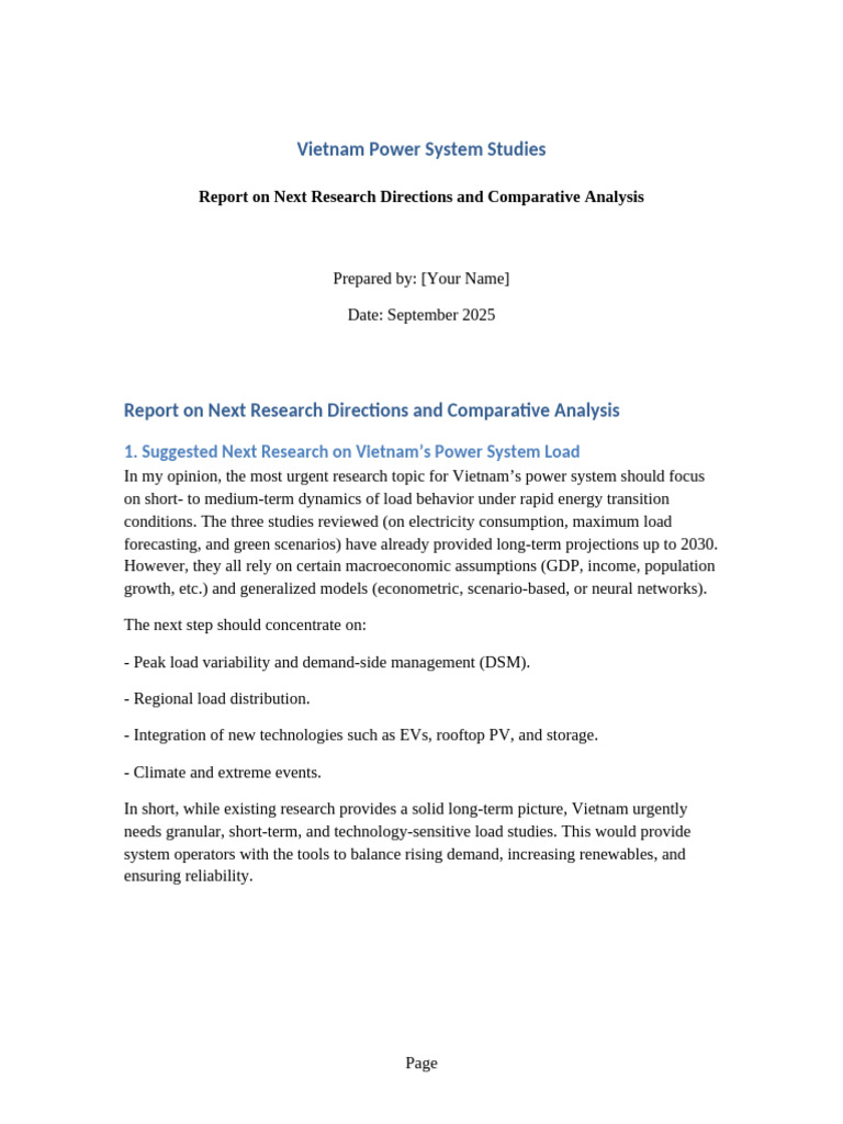 Vietnam Power Report Formatted | PDF | Renewable Energy | Demand
