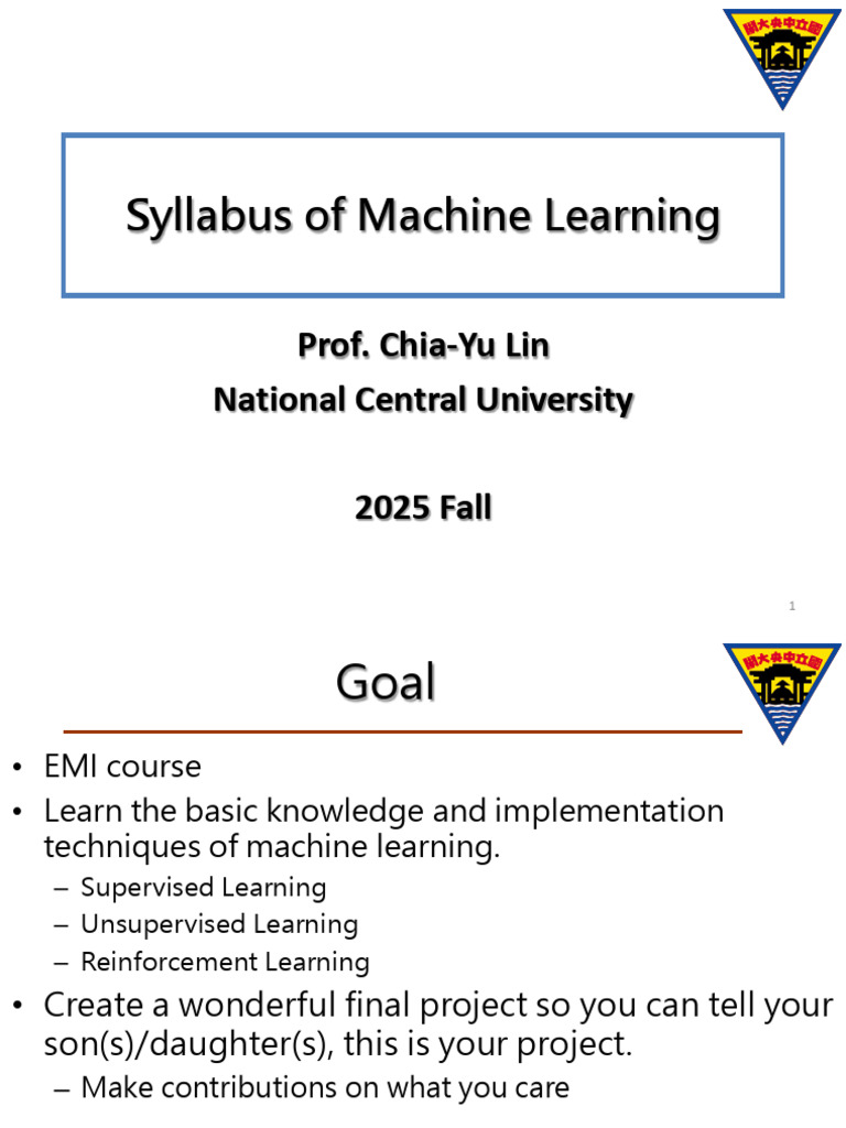 1.Syllabus (1) | PDF | Machine Learning | Artificial Intelligence