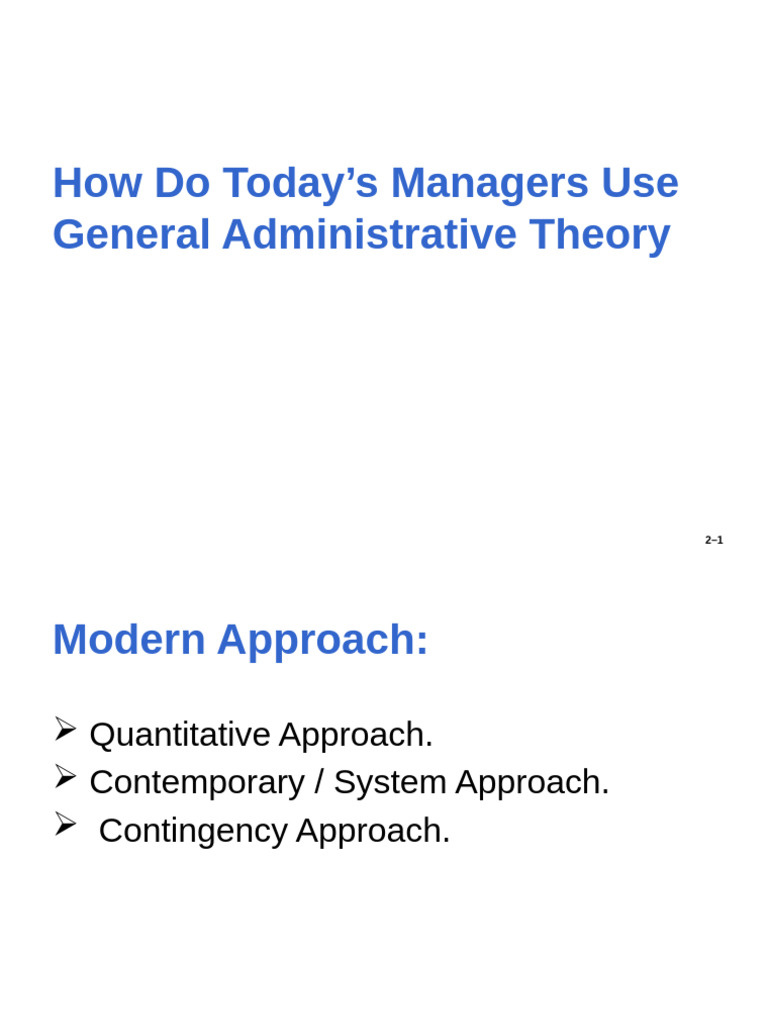 Modern Approach to Management | PDF | System | Quantitative Research