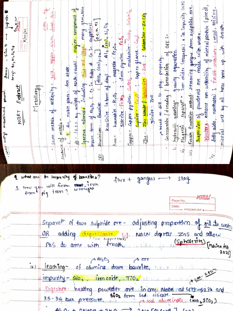 Metallurgical Processes Overview | PDF | Chemical Substances | Chemistry