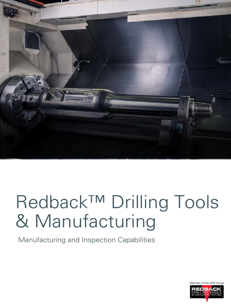 Redback Manufacturing Brochure | PDF | Nondestructive Testing ...