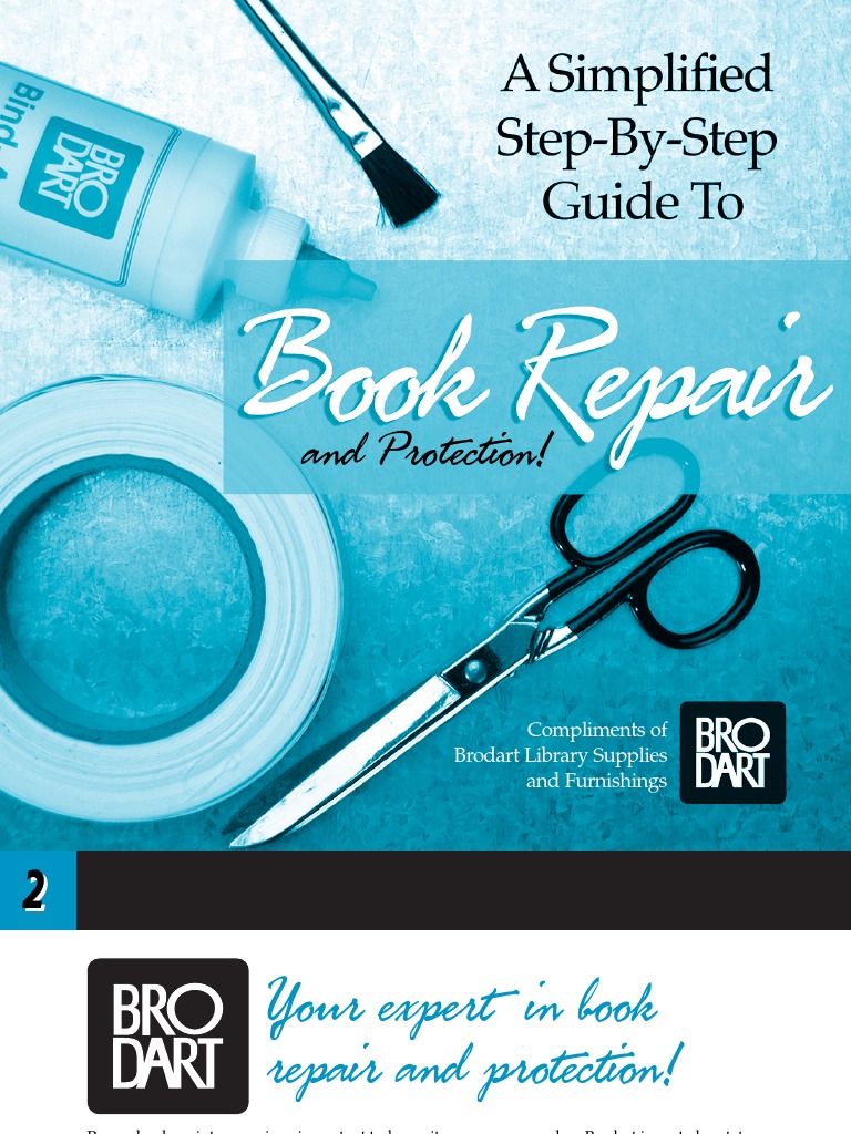 Step by Step Book Repair | PDF | Bookbinding | Adhesive