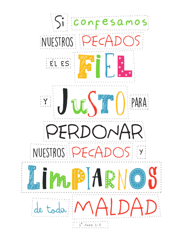 Verso Biblico 1 Juan 1-9 | PDF