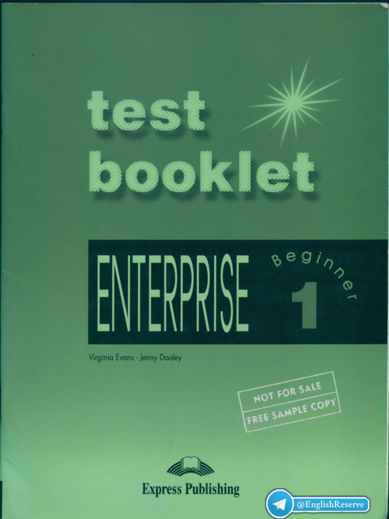 Enterprise 1 Test Booklet | PDF