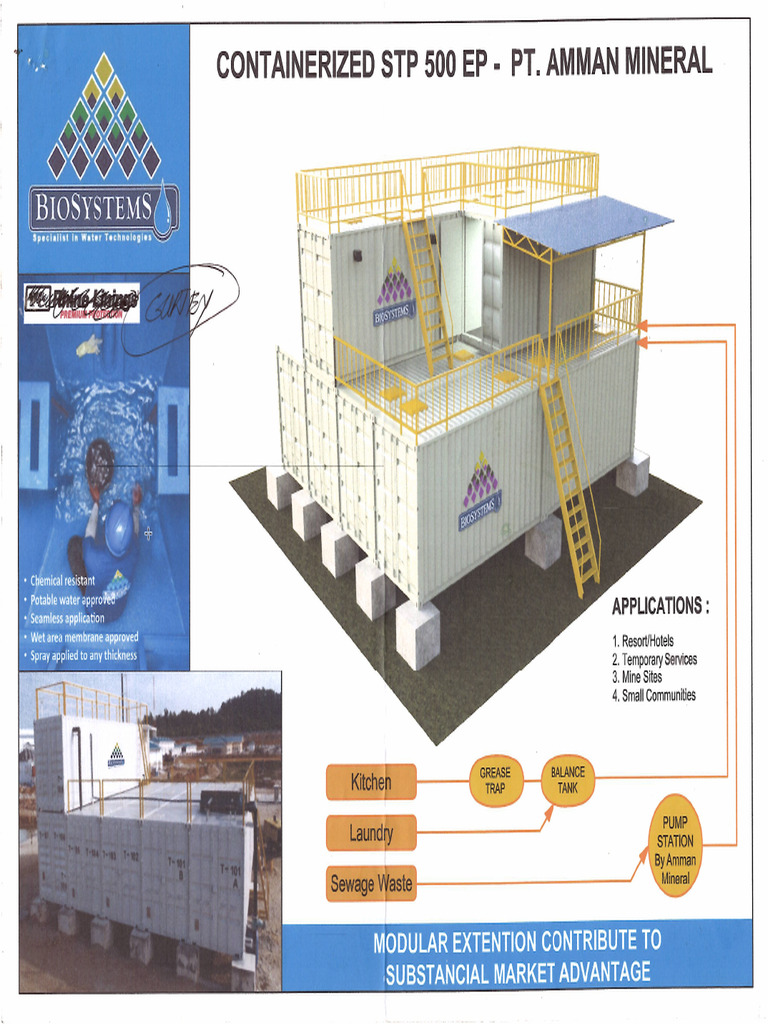 Containersized STP 500 Ep (Bio Systems) | PDF