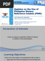 RENI: Energy and Nutrient Guidelines | PDF | Nutrients | Nutrition