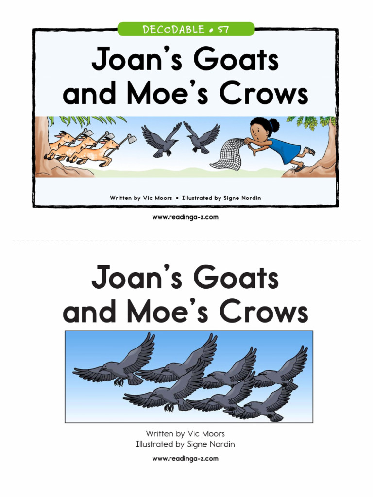 Joan's Goats and Moe's Crows | PDF