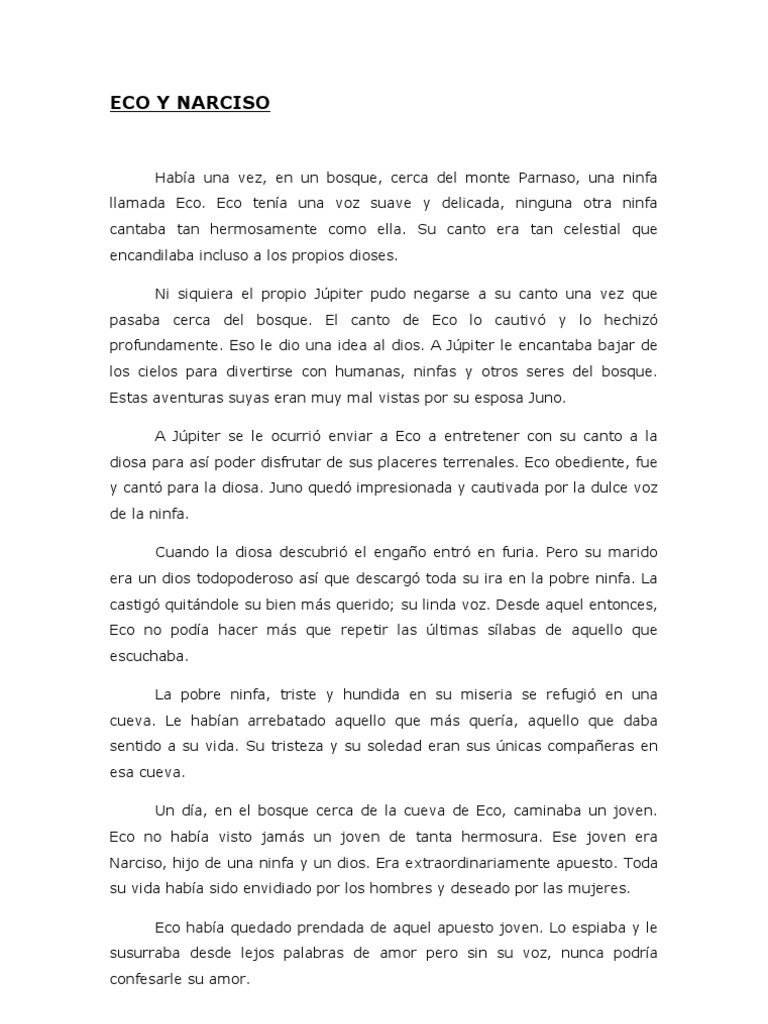 Eco y Narciso | PDF