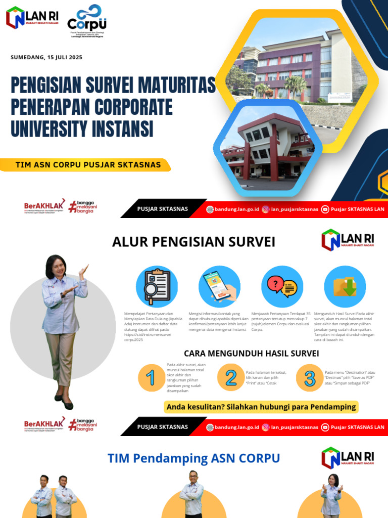Panduan Pengisian Survei Corpu 2025 | PDF