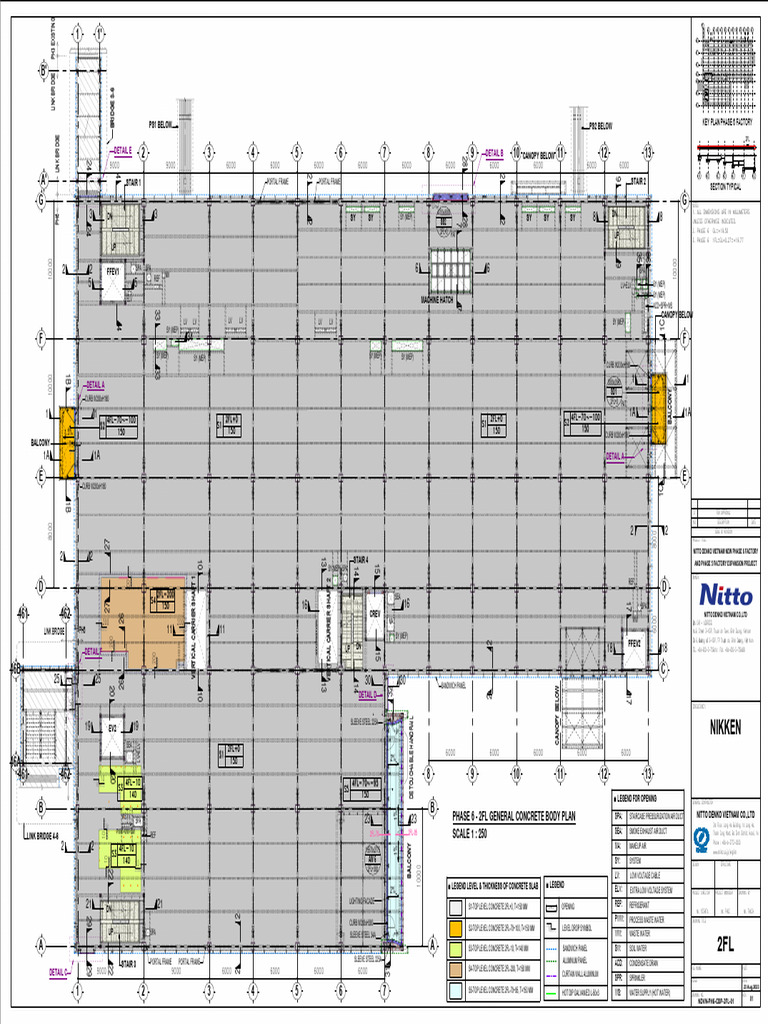 Phase 6 Factory Concrete Body Plan | PDF