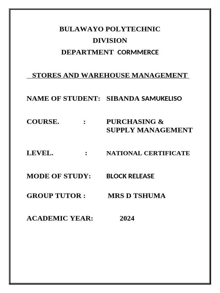 Coursework Coverpage.2 | PDF