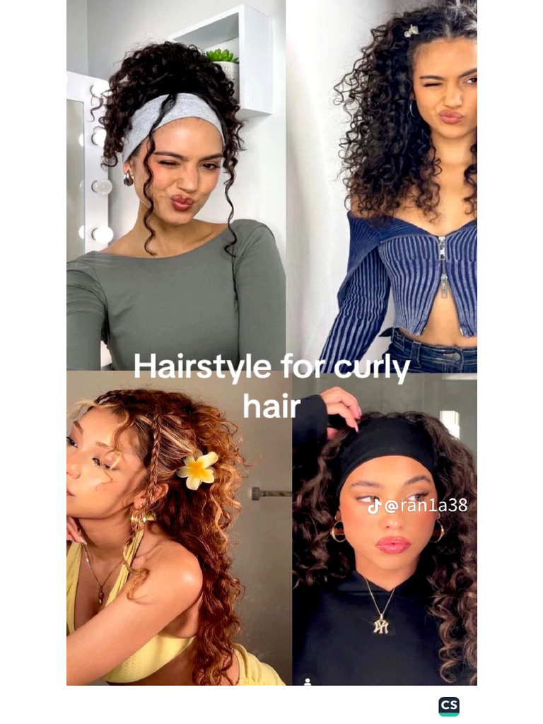 Hairstyle For Curly Hair | PDF