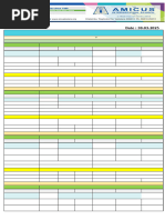 June Exam Invigilation - Timetable - G.E.T 2025 | PDF
