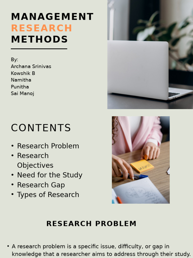 MRM Presentation (Edited) | PDF | Methodology | Academic Discipline Interactions