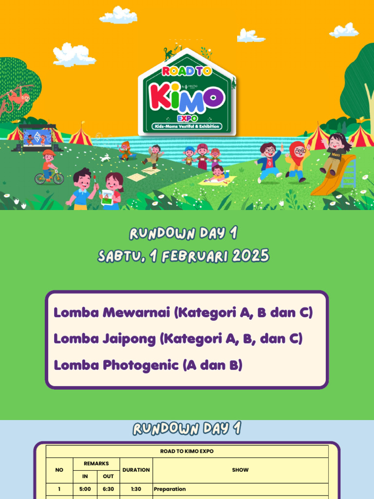 Rundown Road to Kimo Expo Day 1 Dan Day 2 | PDF