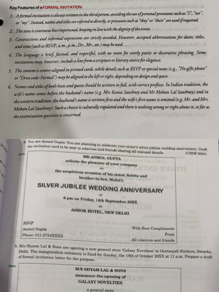 Formal Invitation | PDF