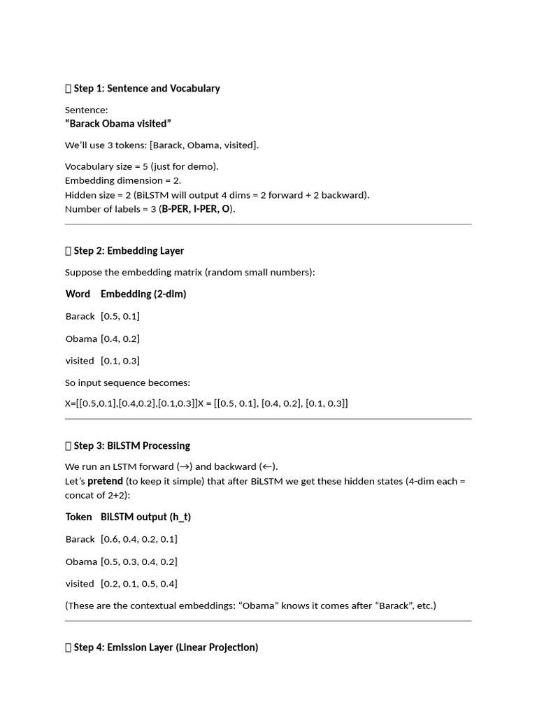 Bilstm CRF | PDF