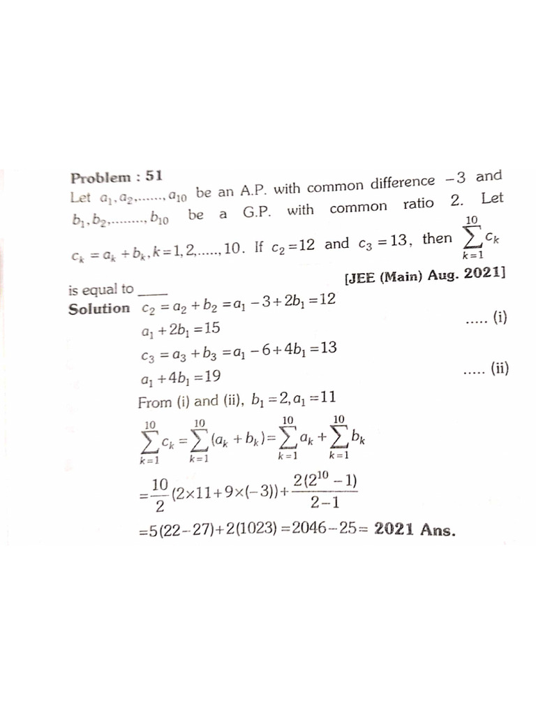 Jee Question | PDF