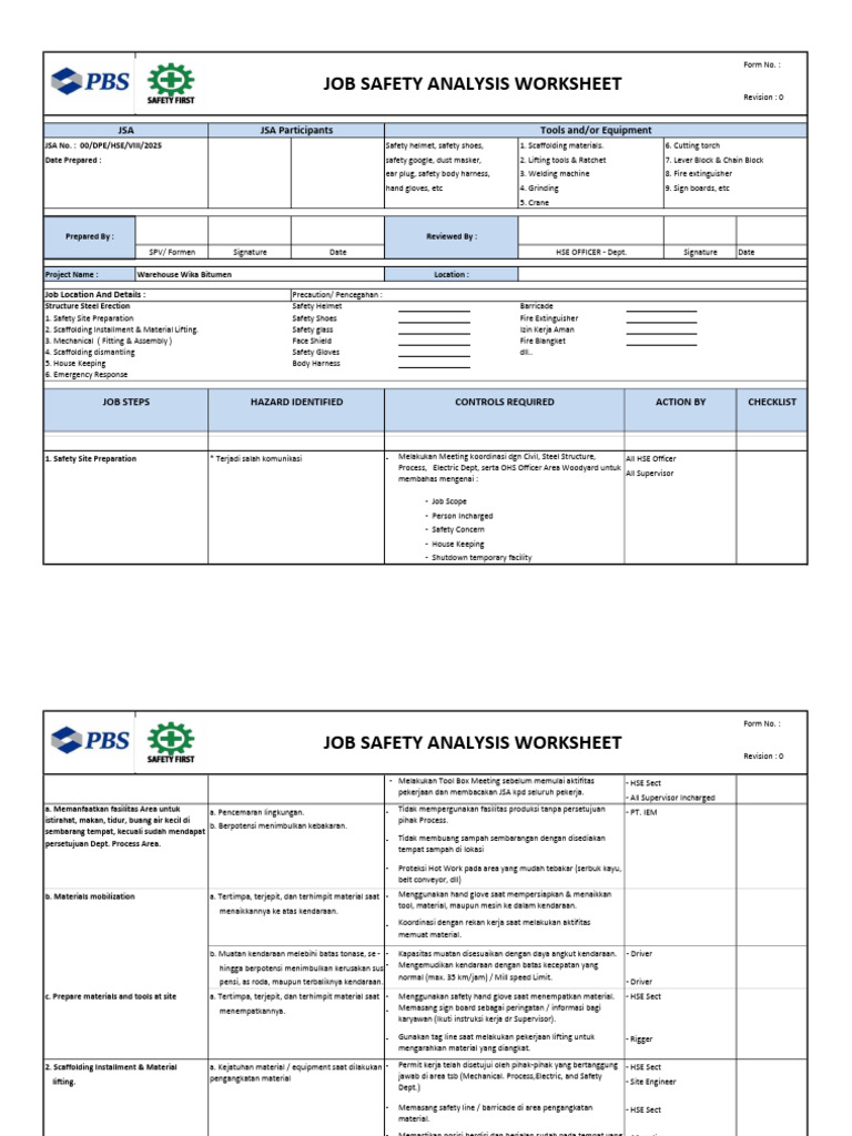 JSA Modification Platform New Niagara | PDF