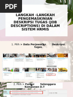 Panduan Pengisian Deskripsi Tugas Dalam Hrmis | PDF