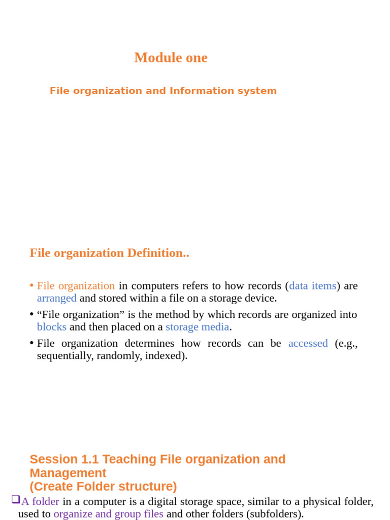 File Organization and Management Guide | PDF | Computer File ...