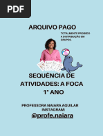 Atividade Poema A Foca | PDF