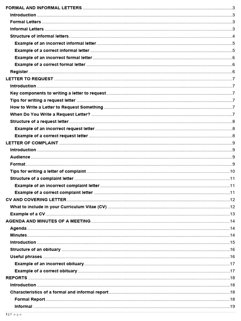 Examples of Longer Transactional Writing | PDF | Agenda (Meeting)