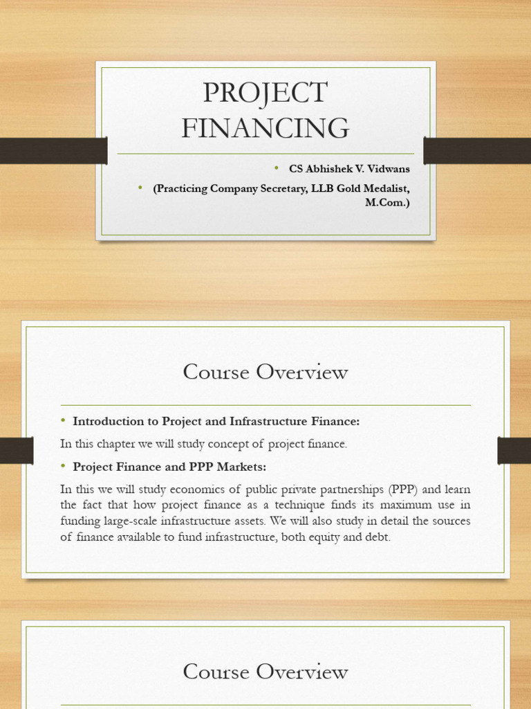 Project Finance in Infrastructure Development | PDF | Public–Private ...