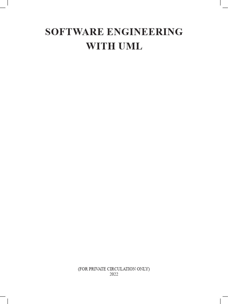 Software Engineering With UML | PDF | Software Development Process | Software Prototyping