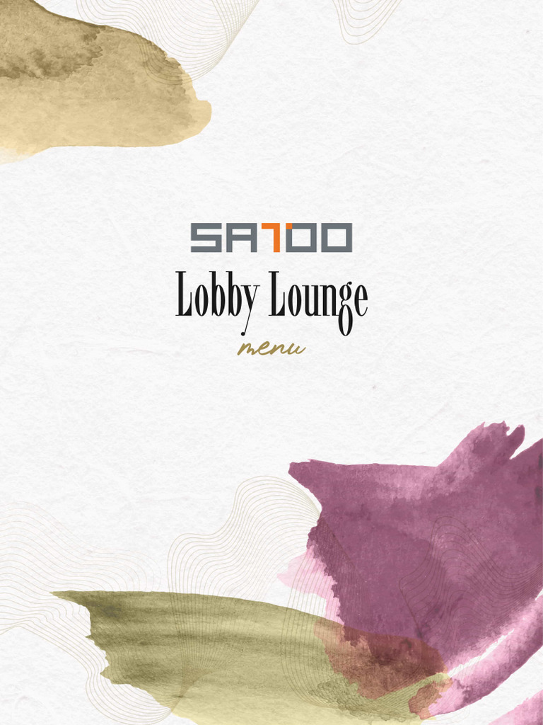 Satoo A La Carte Menu | PDF