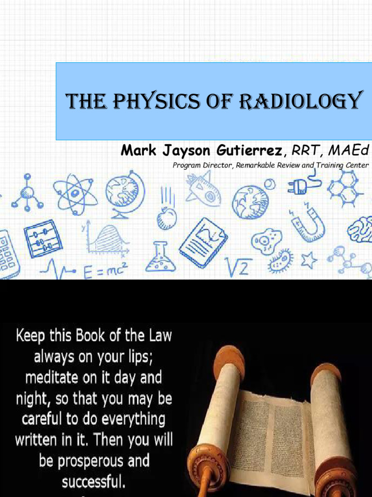 Radiologic Physics I Radiation Production and Char 250814 131659 | PDF ...