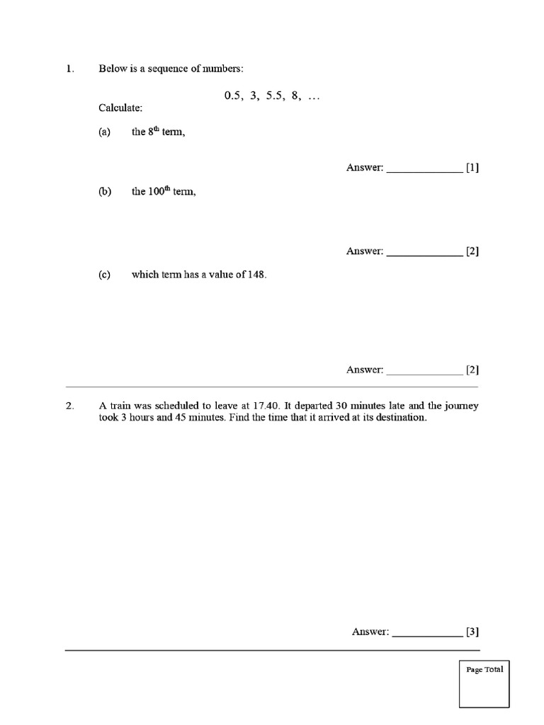 Year 9 Math Practice Questions | PDF | Area | Mathematics