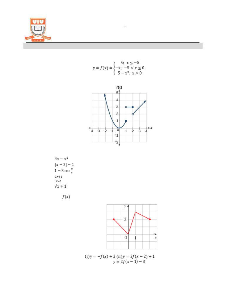 Fundamental Calculus Assignment 1 Guide | PDF