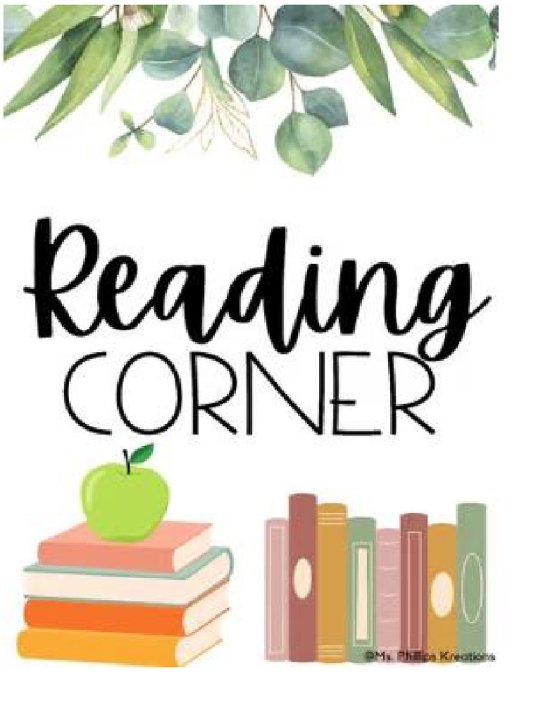 Reading Corner Poster | PDF