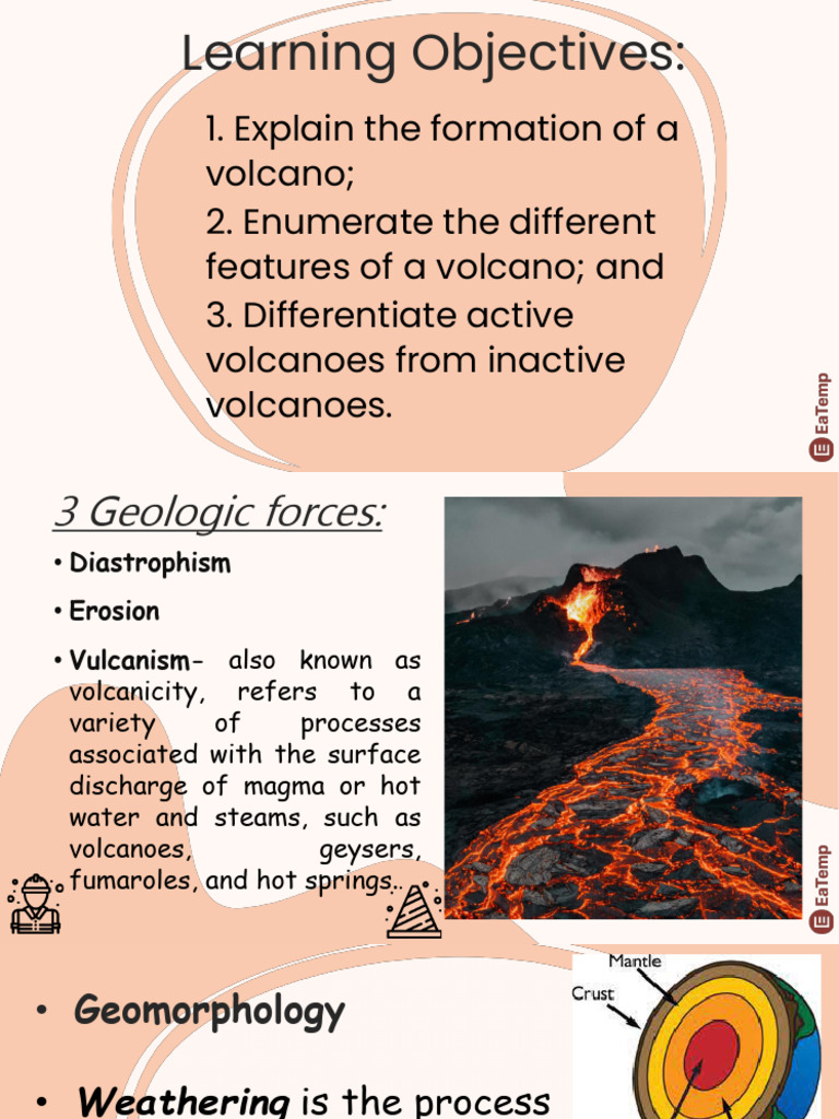 Understanding Volcano Formation and Features | PDF | Volcano | Lava