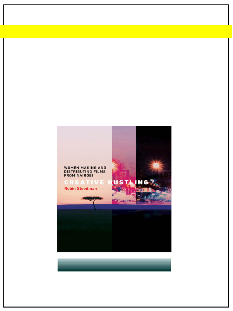 Creative Hustling 4th Edition Robin Steedman Online Version | PDF