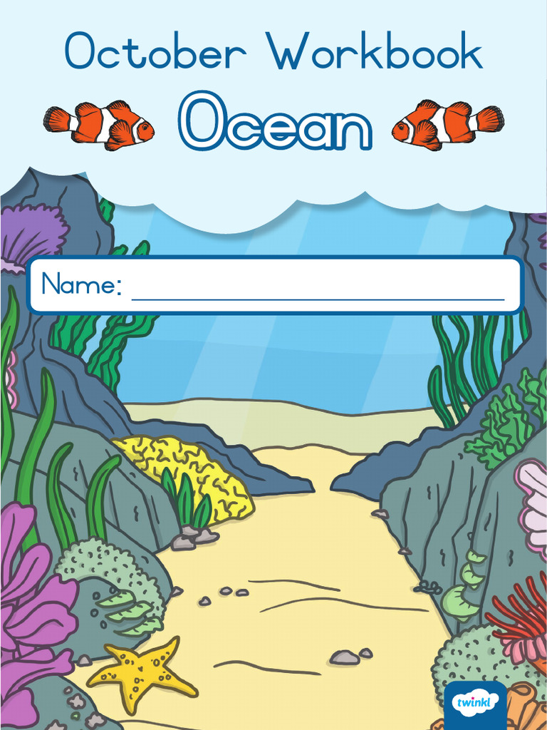 Za Kps 1747042010 Preschool October Workbook Ocean - Ver - 1 | PDF