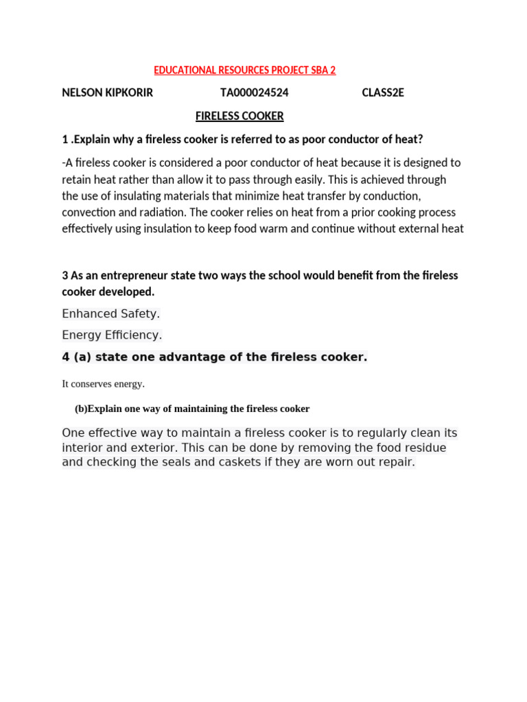 Educational Resources Project Sba 2 | PDF