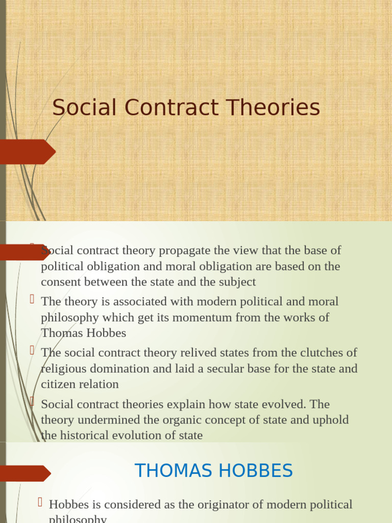 Understanding Social Contract Theory | PDF | Natural Law | Social Contract