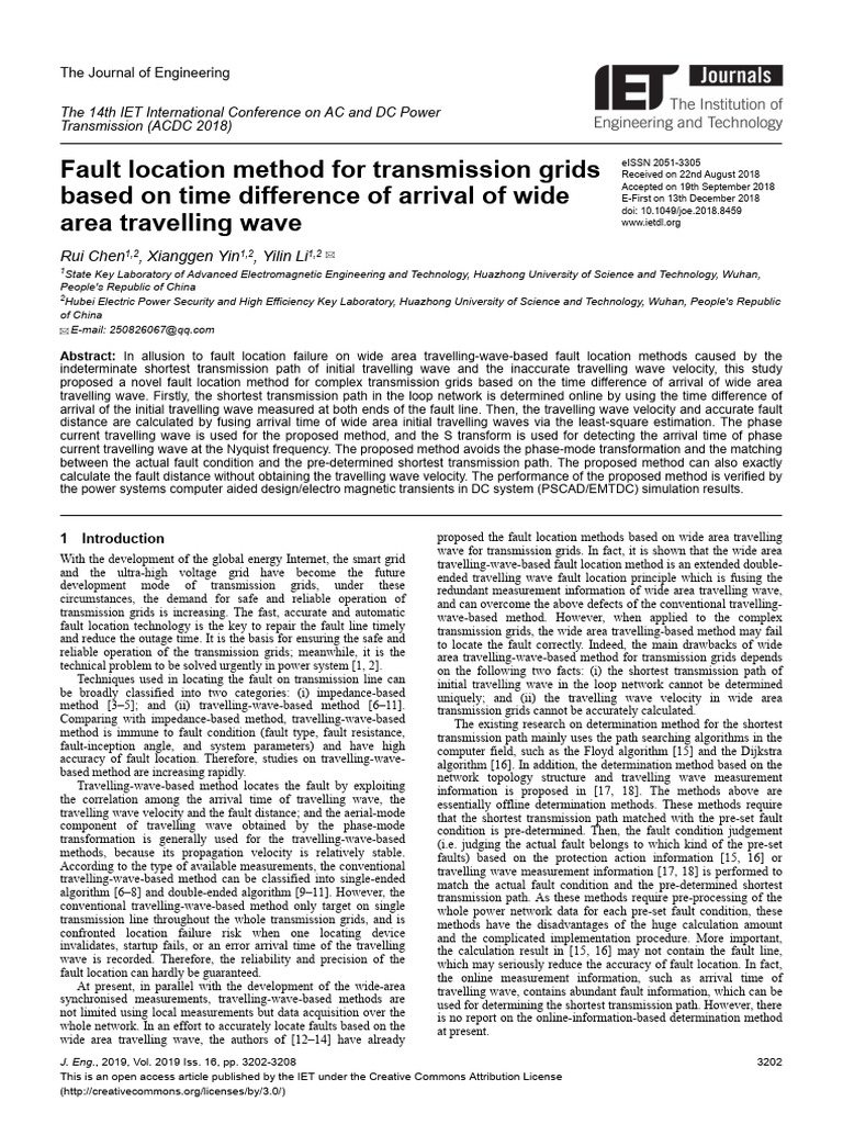 Novel Fault Location Method for Grids | PDF | Electric Power ...