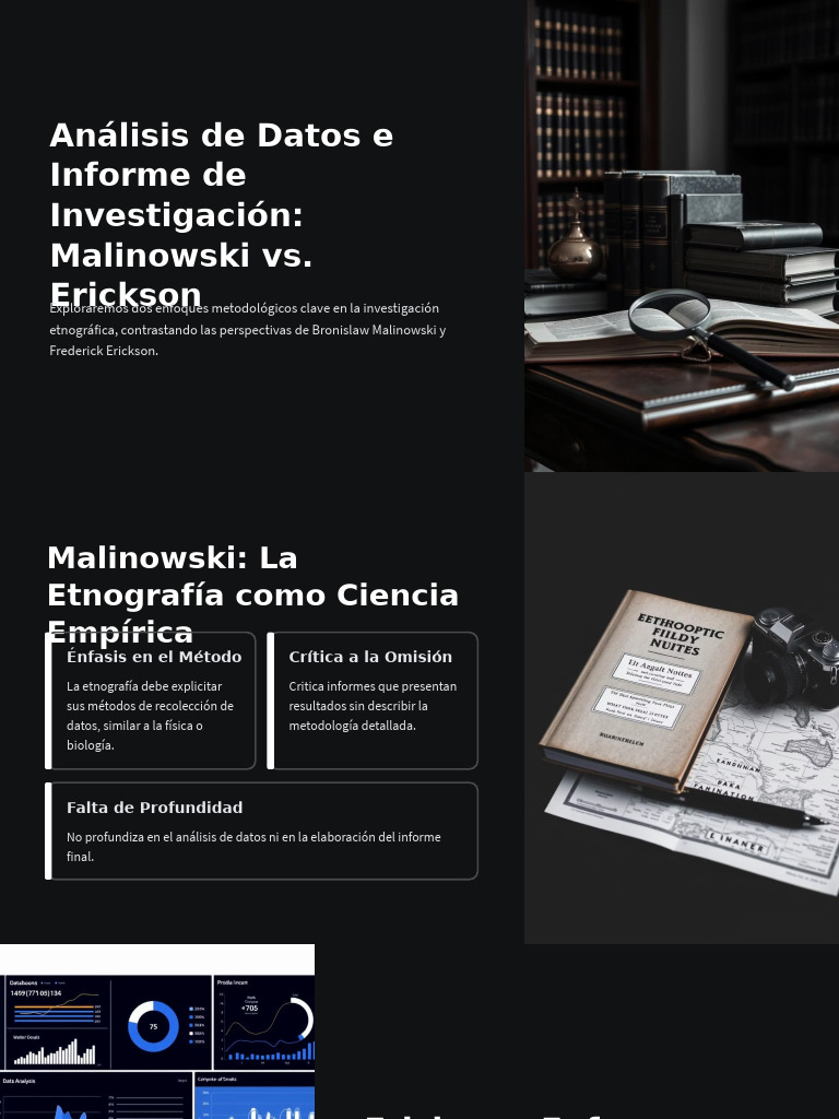 Analisis de Datos e Informe de Investigacion Malinowski Vs Erickson | PDF