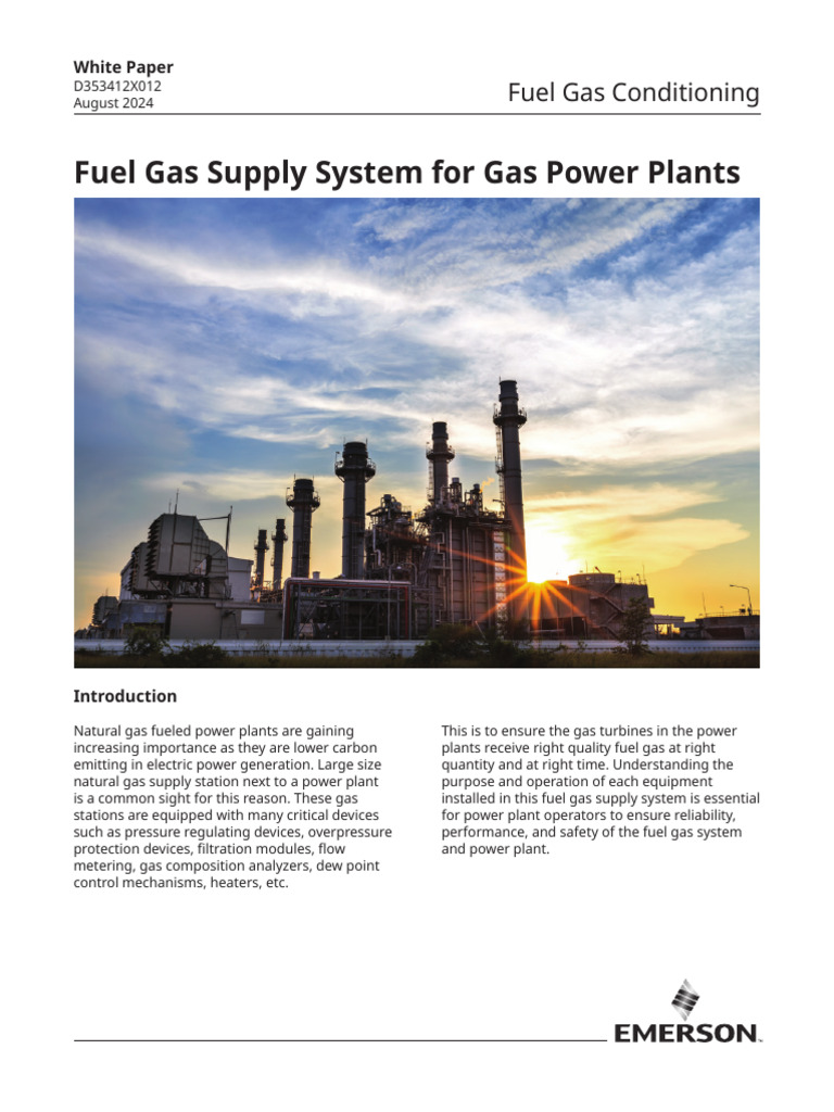 Fuel Gas Supply System For Gas Power Plants White Paper en 10975562 ...