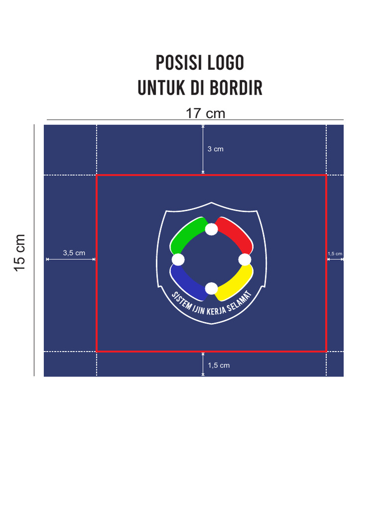 Panduan Ukuran Logo Bordir 17 cm | PDF