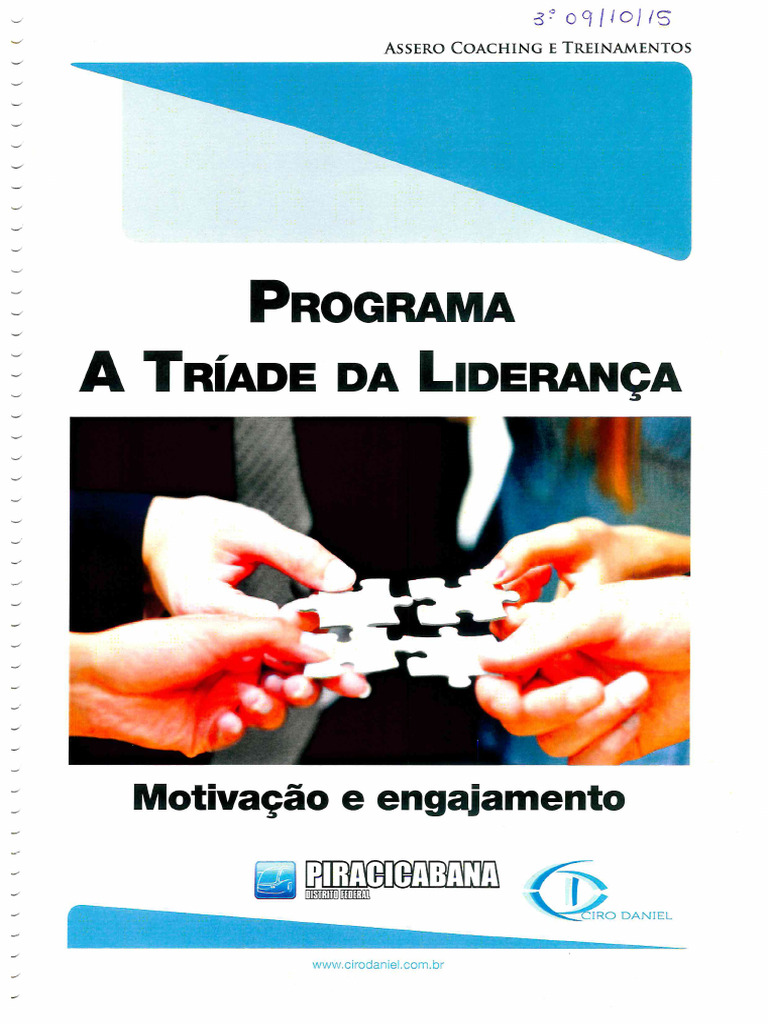 A Tríade Da Liderança - Motivação e Engajamento | PDF