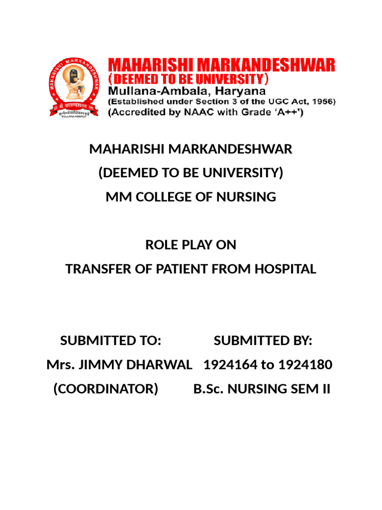 Maharishi Markandeshwar University | PDF