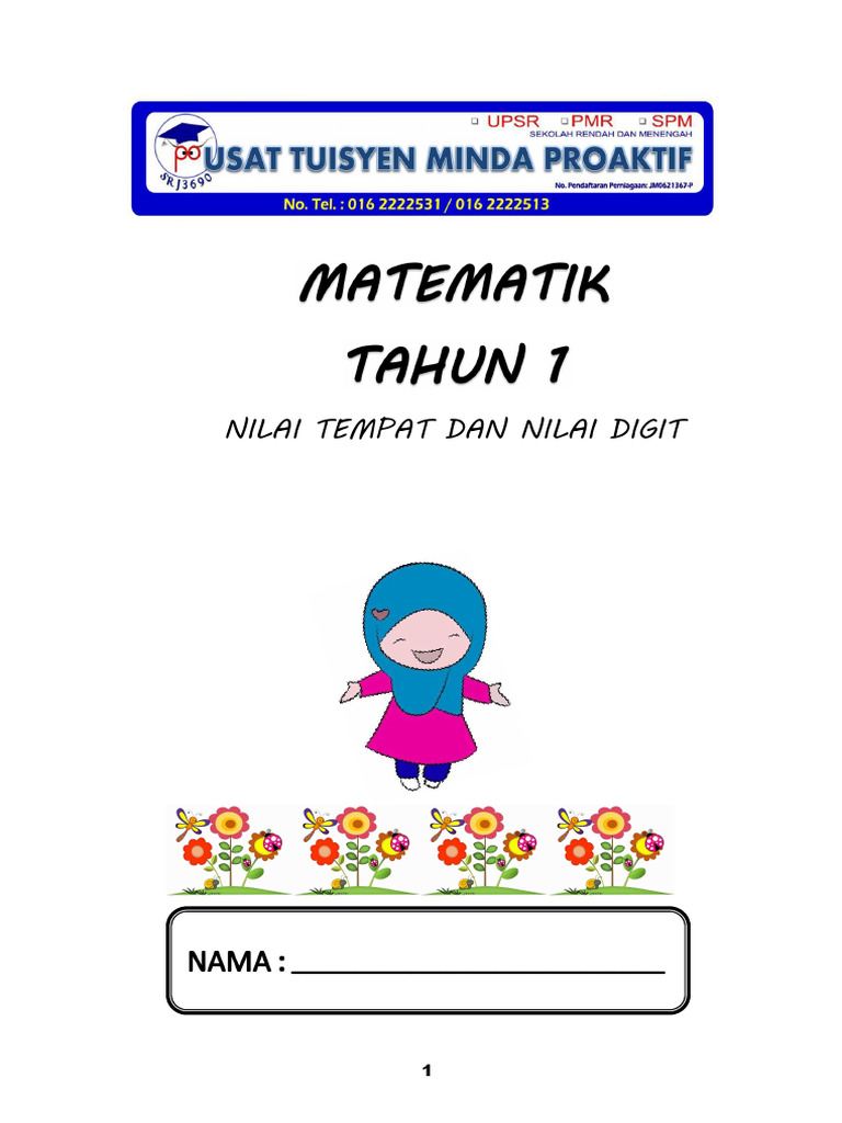 Matematik Tahun 1 Nilai Digit Nilai Tempat & Abakus | PDF