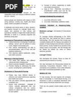 Giger and Davidhizar Model Overview | PDF | Nursing | Social Psychology