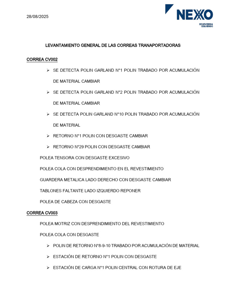 Cambio de Polines | PDF