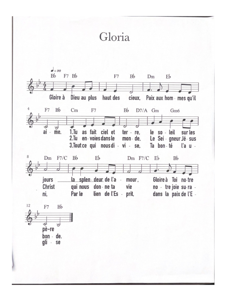 Gloria (1) | PDF